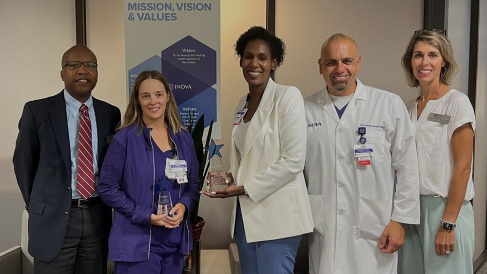 Susan Moore, DPT, Receives Virginians Speak Up for Safety Award - Inova ... Susan Moore, DPT, Receives Virginians Speak Up for Safety Award - Inova ...