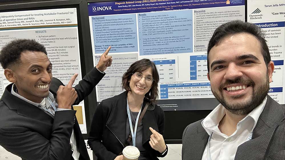 Inova-Orthopedic-Research-Team-with-conference-poster - Inova Newsroom